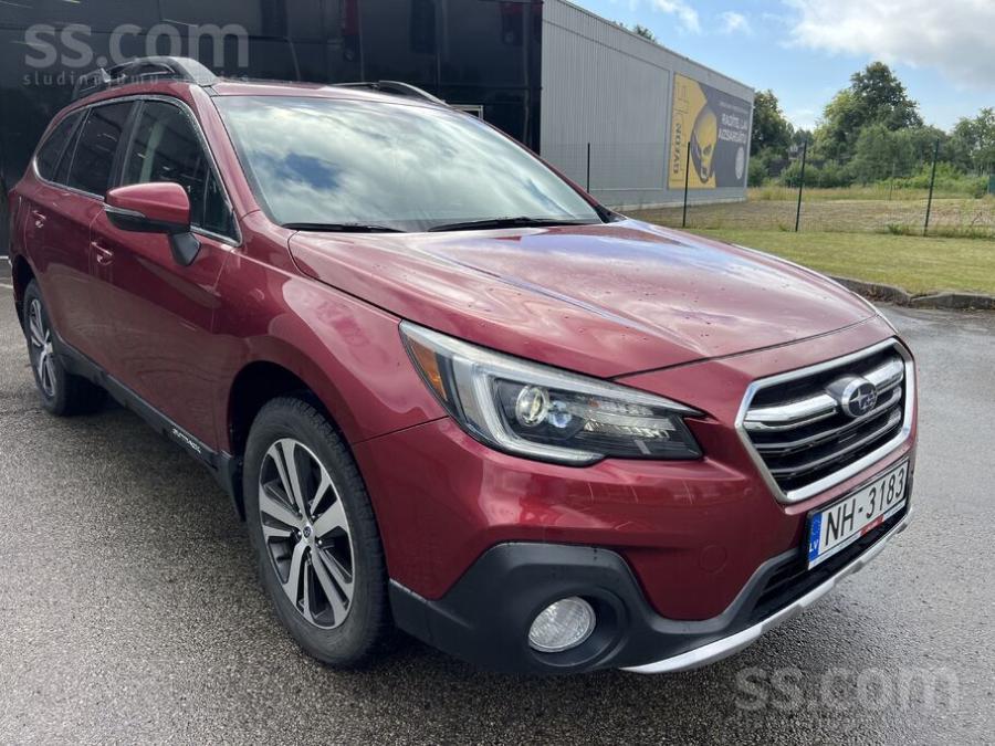 Red Subaru Legacy 2019 in Riga, with an engine capacity of 3.60 L and mileage of 55 thousand km for 19980 €, photo 15 on AUTOMOTO.COM.LV