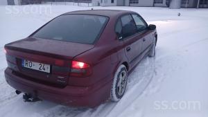 Red Subaru Legacy 1999 in Riga, with an engine capacity of 2.00 L and mileage of 461 thousand km for 1800 €, photo  on AUTOMOTO.COM.LV