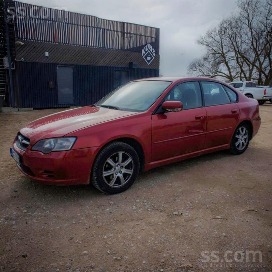 Sarkans Subaru Legacy 2005 Liepāja, ar dzinēja tilpumu 2.00 L un nobraukumu 272 tūkst. km par 1300 €, foto 8 vietnē AUTOMOTO.COM.LV