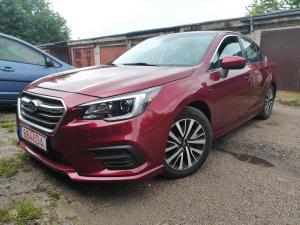 Sarkans Subaru Legacy 2019 Klaipėda, ar dzinēja tilpumu 2.50 L un nobraukumu 149 tūkst. km par 11999 €, foto  vietnē AUTOMOTO.COM.LV