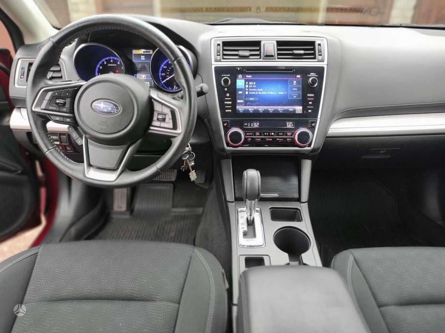 Sarkans Subaru Legacy 2019 Klaipėda, ar dzinēja tilpumu 2.50 L un nobraukumu 149 tūkst. km par 11999 €, foto 6 vietnē AUTOMOTO.COM.LV