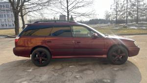 Sarkans Subaru Legacy 1999 Kauņa, ar dzinēja tilpumu 2.50 L un nobraukumu 270 tūkst. km par 3199 €, foto 5 vietnē AUTOMOTO.COM.LV