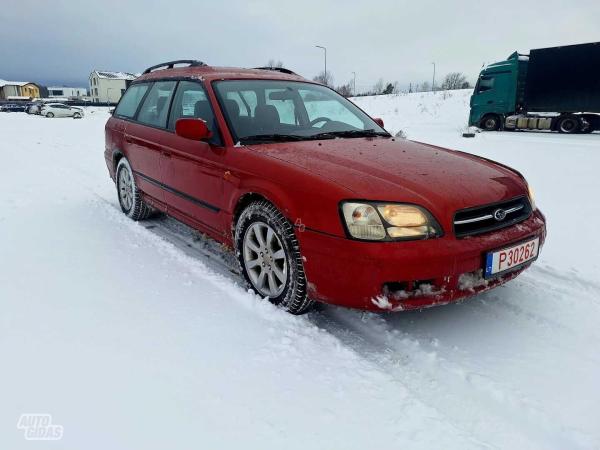 Sarkans Subaru Legacy 2000 Viļņa, ar dzinēja tilpumu 2.00 L un nobraukumu 387 tūkst. km par 420 €, foto 1 vietnē AUTOMOTO.COM.LV