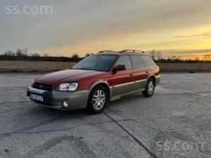Red Subaru Legacy 2001 in Riga, with an engine capacity of 2.50 L and mileage of 0 thousand km for 1599 €, photo  on AUTOMOTO.COM.LV