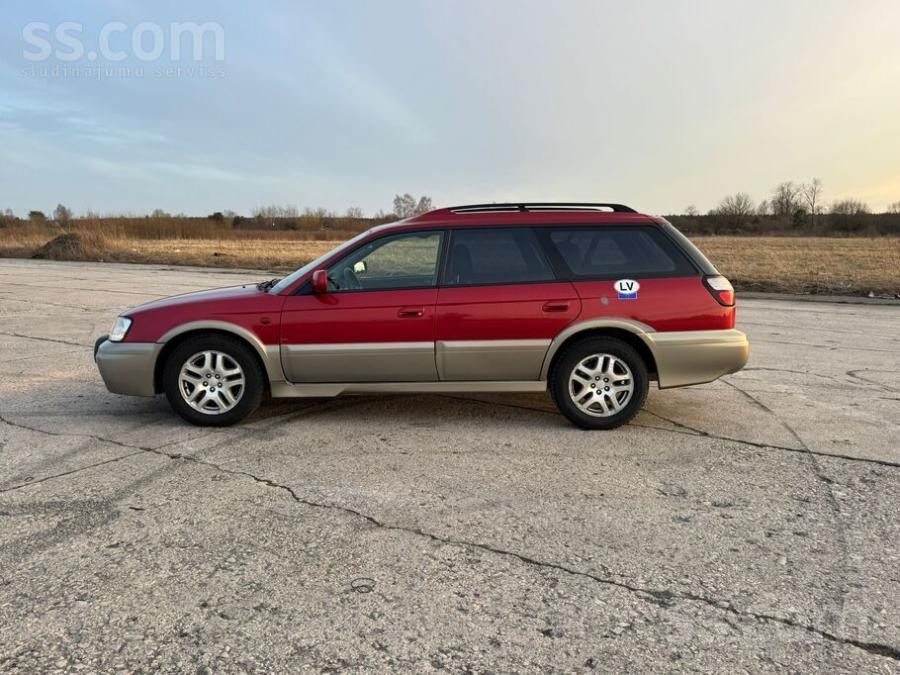 Red Subaru Legacy 2001 in Riga, with an engine capacity of 2.50 L and mileage of 0 thousand km for 1599 €, photo 3 on AUTOMOTO.COM.LV