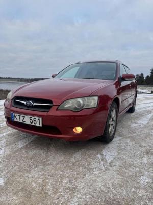 Red Subaru Legacy 2005 in Raseiniai, with an engine capacity of 2.46 L and mileage of 320 thousand km for 1250 €, photo 2 on AUTOMOTO.COM.LV