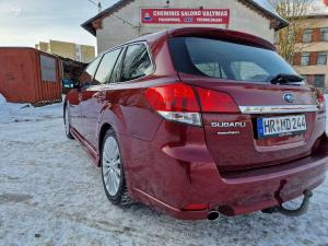 Red Subaru Legacy 2011 in Panevezys, with an engine capacity of 2.50 L and mileage of 185 thousand km for 5299 €, photo 23 on AUTOMOTO.COM.LV