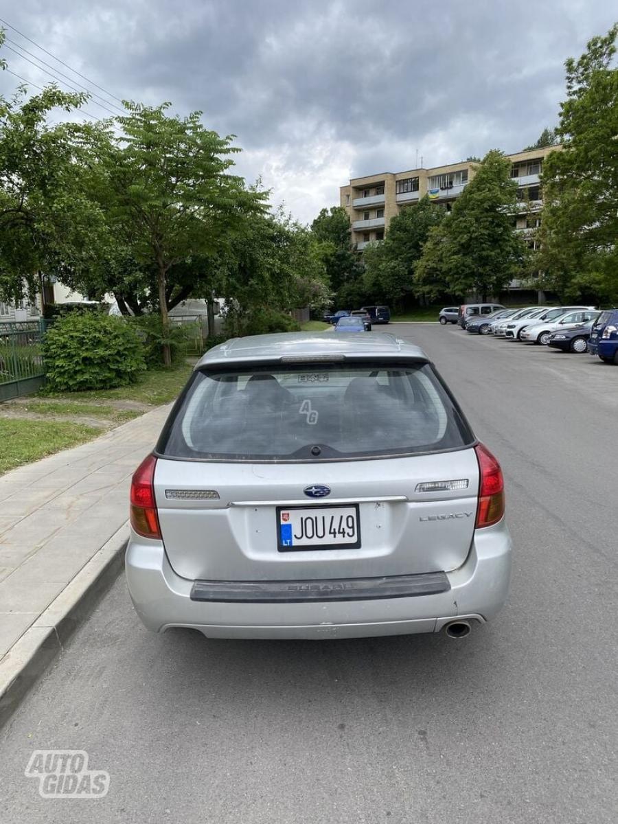 Subaru Legacy 2004 in Vilnius, with an engine capacity of 2.50 L and mileage of 361 thousand km for 1200 €, photo 7 on AUTOMOTO.COM.LV
