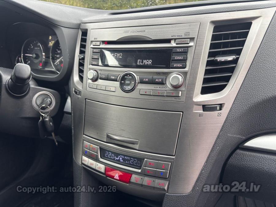 Subaru Legacy 2011 in Tallinn, with an engine capacity of 2.00 L and mileage of 296 thousand km for 2999 €, photo 11 on AUTOMOTO.COM.LV