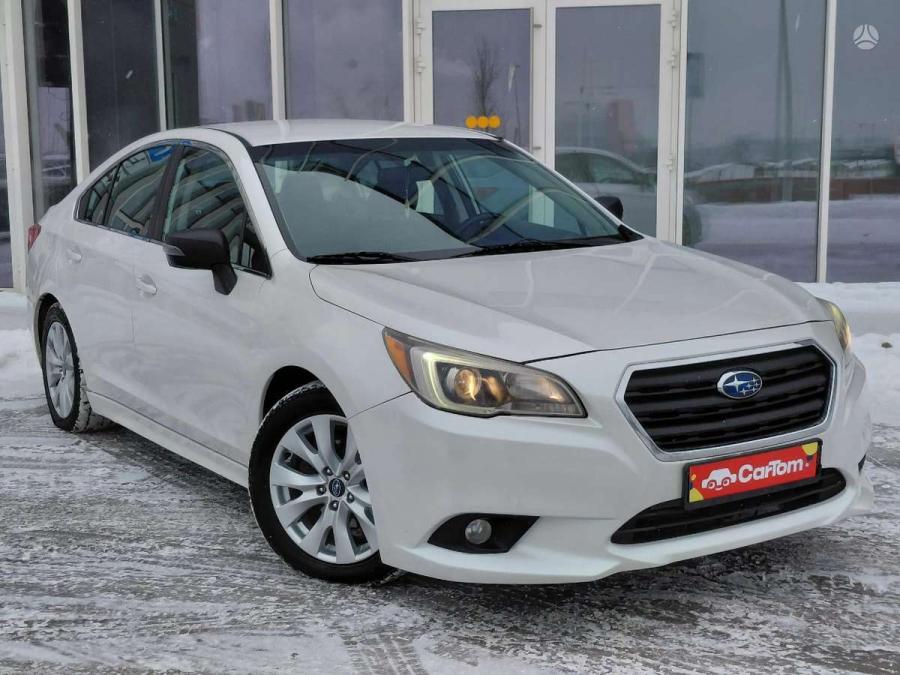 Balts Subaru Legacy 2015 Viļņa, ar dzinēja tilpumu 2.50 L un nobraukumu 168 tūkst. km par 8000 €, foto 1 vietnē AUTOMOTO.COM.LV