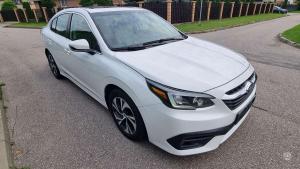 White Subaru Legacy 2020 in Vilnius, with an engine capacity of 2.50 L and mileage of 119 thousand km for 15700 €, photo  on AUTOMOTO.COM.LV