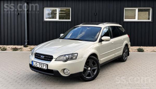 Yellow Subaru Legacy 2005 in Jelgava, with an engine capacity of 2.50 L and mileage of 272 thousand km for 2200 €, photo 1 on AUTOMOTO.COM.LV