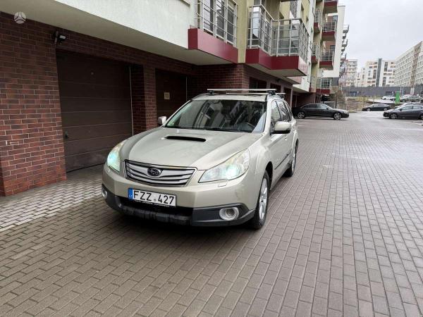 Yellow Subaru Legacy 2012 in Vilnius, with an engine capacity of 2.00 L and mileage of 300 thousand km for 2200 €, photo 1 on AUTOMOTO.COM.LV