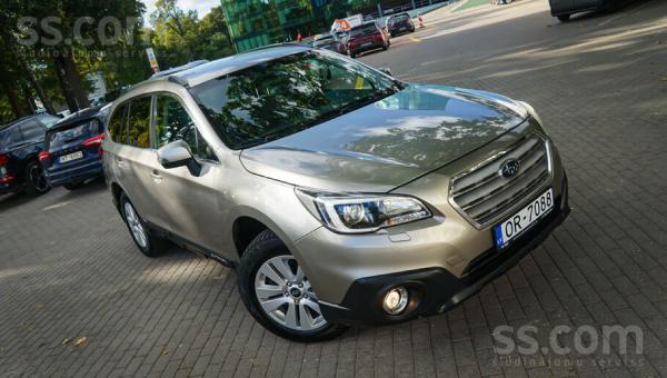 Yellow Subaru Legacy 2015 in Riga, with an engine capacity of 2.50 L and mileage of 260 thousand km for 7650 €, photo 5 on AUTOMOTO.COM.LV