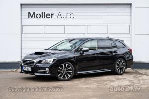 Black Subaru Levorg 2016 in Riga, with an engine capacity of 1.60 L and mileage of 134 thousand km for 10950 €, photo  on AUTOMOTO.COM.LV