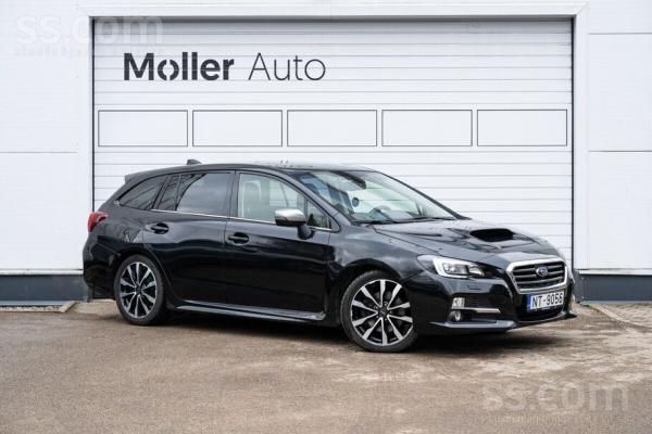 Black Subaru Levorg 2016 in Riga, with an engine capacity of 1.60 L and mileage of 134 thousand km for 10950 €, photo 2 on AUTOMOTO.COM.LV