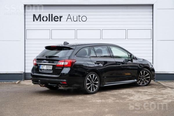Black Subaru Levorg 2016 in Riga, with an engine capacity of 1.60 L and mileage of 134 thousand km for 10950 €, photo 3 on AUTOMOTO.COM.LV