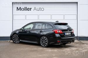 Black Subaru Levorg 2016 in Riga, with an engine capacity of 1.60 L and mileage of 134 thousand km for 10950 €, photo 4 on AUTOMOTO.COM.LV