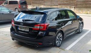 Black Subaru Levorg 2015 in Vilnius, with an engine capacity of 1.60 L and mileage of 140 thousand km for 8900 €, photo 5 on AUTOMOTO.COM.LV