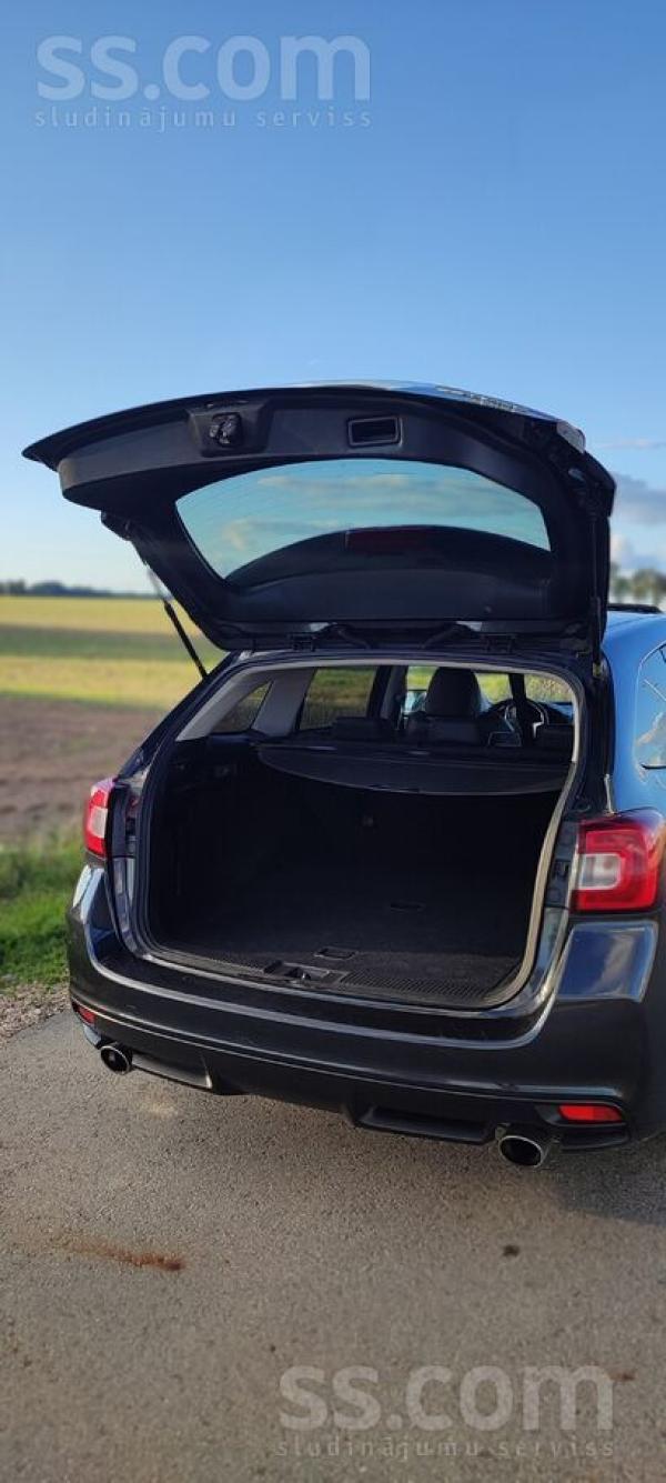 Melns Subaru Levorg 2016 Jelgava, ar dzinēja tilpumu 1.60 L un nobraukumu 232 tūkst. km par 6500 €, foto 9 vietnē AUTOMOTO.COM.LV