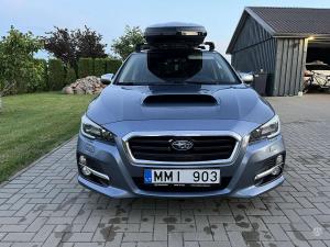 Blue Subaru Levorg 2015 in Vilnius, with an engine capacity of 1.60 L and mileage of 186 thousand km for 12200 €, photo  on AUTOMOTO.COM.LV