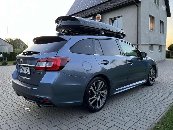 Blue Subaru Levorg 2015 in Vilnius, with an engine capacity of 1.60 L and mileage of 186 thousand km for 12200 €, photo 3 on AUTOMOTO.COM.LV