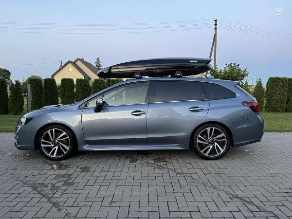 Blue Subaru Levorg 2015 in Vilnius, with an engine capacity of 1.60 L and mileage of 186 thousand km for 12200 €, photo 6 on AUTOMOTO.COM.LV