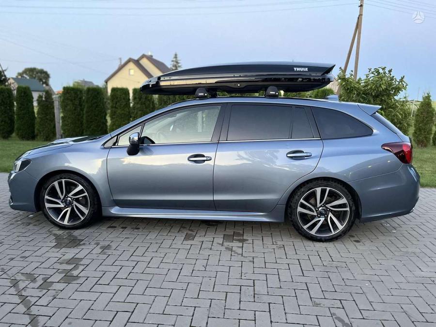 Blue Subaru Levorg 2015 in Vilnius, with an engine capacity of 1.60 L and mileage of 186 thousand km for 12200 €, photo 15 on AUTOMOTO.COM.LV