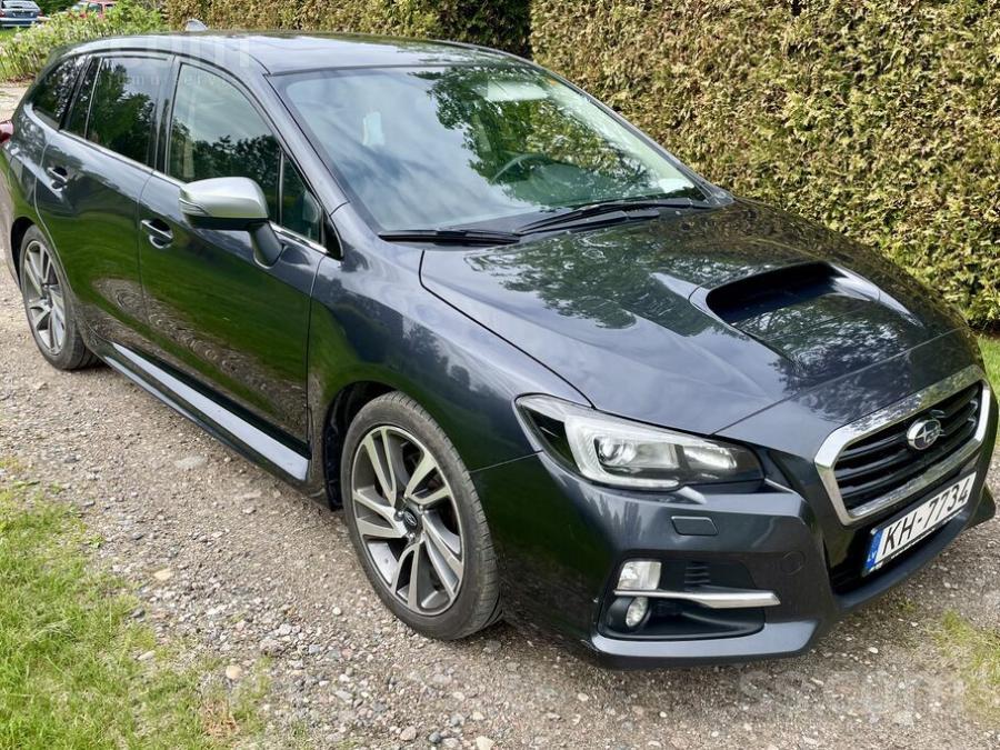 Blue Subaru Levorg 2016 in Riga, with an engine capacity of 1.60 L and mileage of 230 thousand km for 9900 €, photo 1 on AUTOMOTO.COM.LV