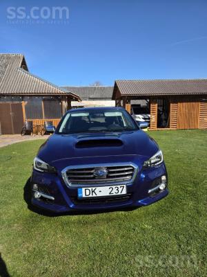 Blue Subaru Levorg 2016 in Talsi, with an engine capacity of 1.60 L and mileage of 75 thousand km for 11500 €, photo 3 on AUTOMOTO.COM.LV