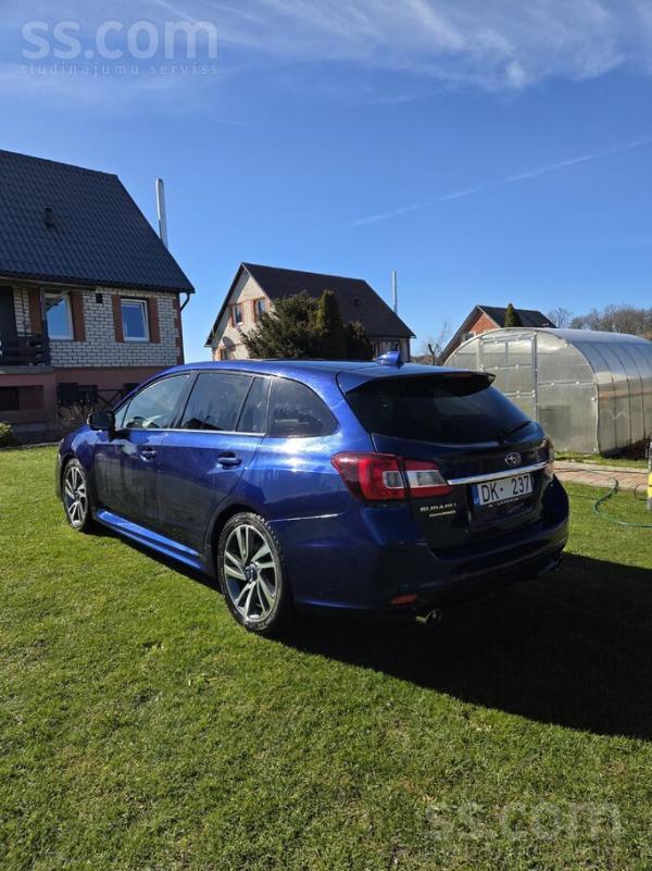 Zils Subaru Levorg 2016 Talsi, ar dzinēja tilpumu 1.60 L un nobraukumu 75 tūkst. km par 11500 €, foto 4 vietnē AUTOMOTO.COM.LV