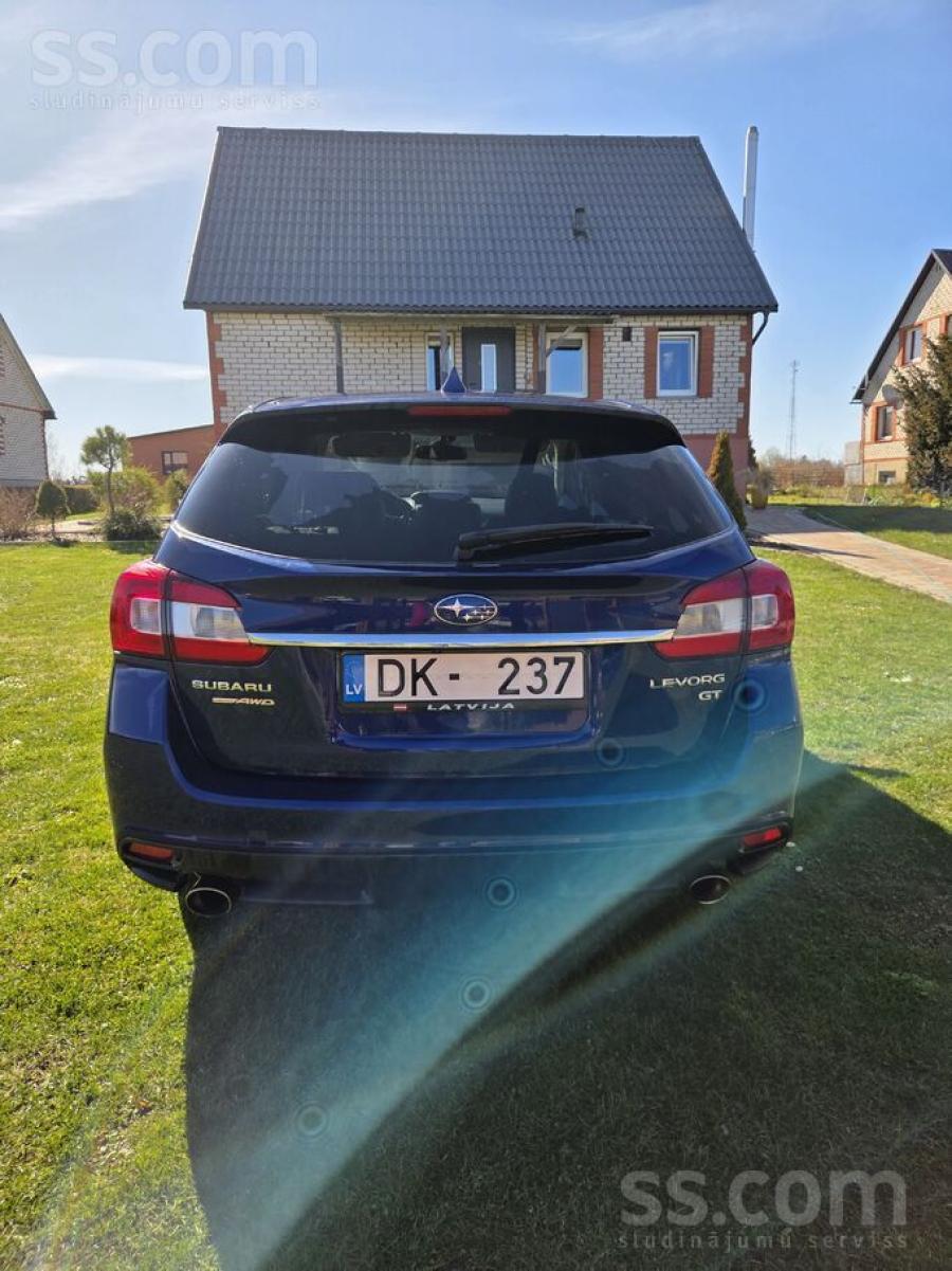 Blue Subaru Levorg 2016 in Talsi, with an engine capacity of 1.60 L and mileage of 75 thousand km for 11500 €, photo 6 on AUTOMOTO.COM.LV