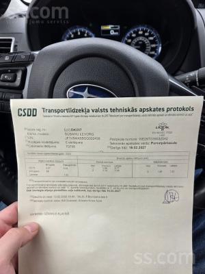 Blue Subaru Levorg 2016 in Talsi, with an engine capacity of 1.60 L and mileage of 75 thousand km for 11500 €, photo 16 on AUTOMOTO.COM.LV