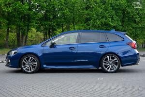 Blue Subaru Levorg 2016 in Kaunas, with an engine capacity of 1.60 L and mileage of 83 thousand km for 13999 €, photo 4 on AUTOMOTO.COM.LV
