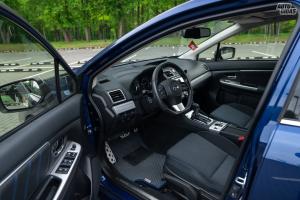 Blue Subaru Levorg 2016 in Kaunas, with an engine capacity of 1.60 L and mileage of 83 thousand km for 13999 €, photo 5 on AUTOMOTO.COM.LV