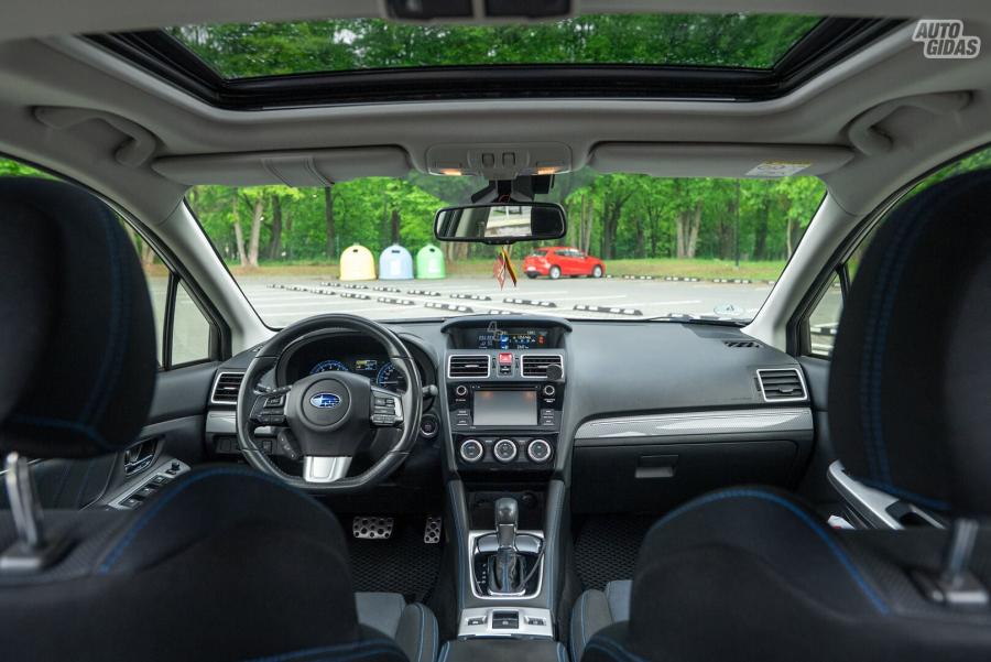 Blue Subaru Levorg 2016 in Kaunas, with an engine capacity of 1.60 L and mileage of 83 thousand km for 13999 €, photo 6 on AUTOMOTO.COM.LV