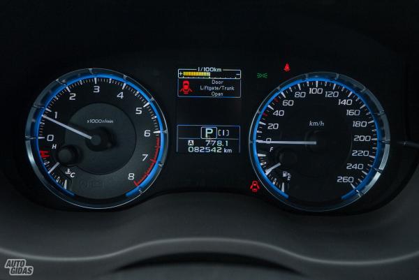 Синий Субару Levorg 2016 в Каунас, объемом двигателя 1.60 л и пробегом 83 тыс. км за 13999 €, фото 8 на AUTOMOTO.COM.LV