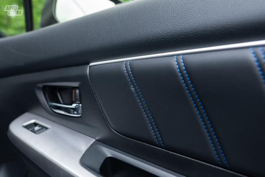 Blue Subaru Levorg 2016 in Kaunas, with an engine capacity of 1.60 L and mileage of 83 thousand km for 13999 €, photo 10 on AUTOMOTO.COM.LV