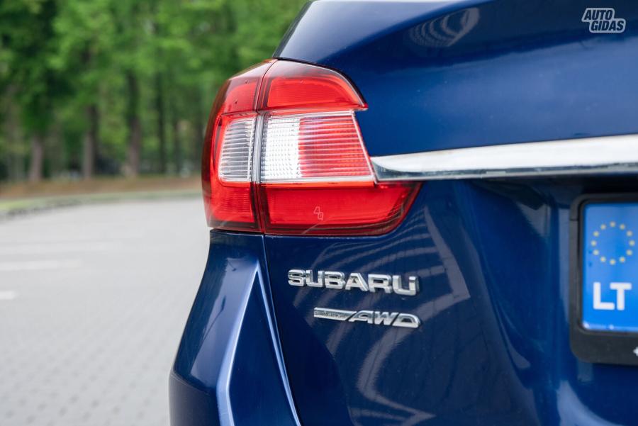 Blue Subaru Levorg 2016 in Kaunas, with an engine capacity of 1.60 L and mileage of 83 thousand km for 13999 €, photo 13 on AUTOMOTO.COM.LV