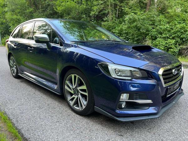 Blue Subaru Levorg 2016 in Prienai, with an engine capacity of 1.60 L and mileage of 200 thousand km for 10500 €, photo 1 on AUTOMOTO.COM.LV
