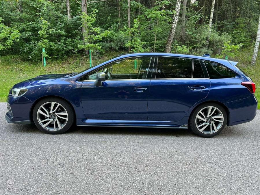 Blue Subaru Levorg 2016 in Prienai, with an engine capacity of 1.60 L and mileage of 200 thousand km for 10500 €, photo 6 on AUTOMOTO.COM.LV