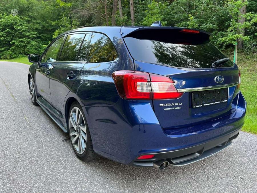 Blue Subaru Levorg 2016 in Prienai, with an engine capacity of 1.60 L and mileage of 200 thousand km for 10500 €, photo 7 on AUTOMOTO.COM.LV