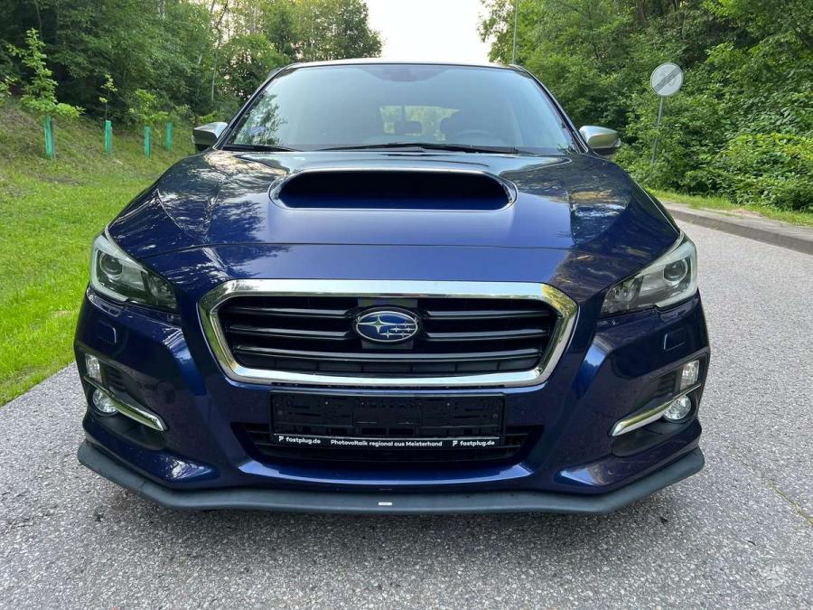 Blue Subaru Levorg 2016 in Prienai, with an engine capacity of 1.60 L and mileage of 200 thousand km for 10500 €, photo 8 on AUTOMOTO.COM.LV