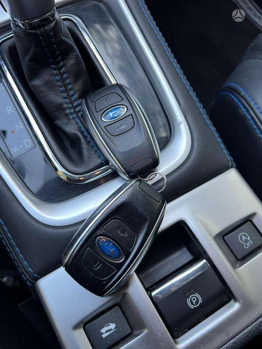 Blue Subaru Levorg 2016 in Prienai, with an engine capacity of 1.60 L and mileage of 200 thousand km for 10500 €, photo 14 on AUTOMOTO.COM.LV