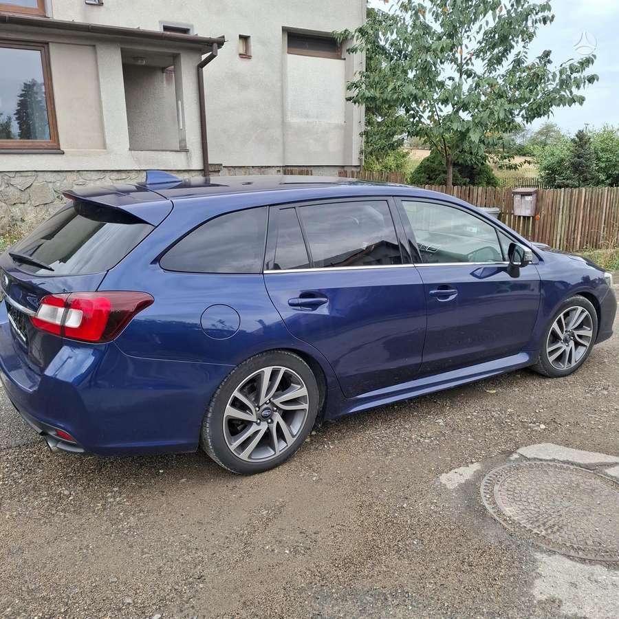 Blue Subaru Levorg 2016 in Vilnius, with an engine capacity of 1.60 L and mileage of 210 thousand km for 11990 €, photo 4 on AUTOMOTO.COM.LV