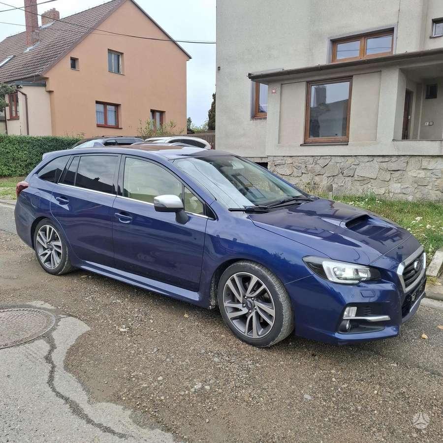 Blue Subaru Levorg 2016 in Vilnius, with an engine capacity of 1.60 L and mileage of 210 thousand km for 11990 €, photo 5 on AUTOMOTO.COM.LV