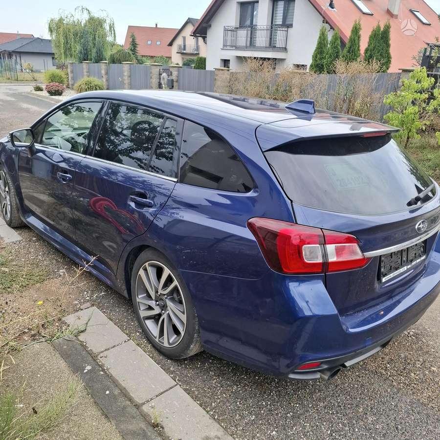 Blue Subaru Levorg 2016 in Vilnius, with an engine capacity of 1.60 L and mileage of 210 thousand km for 11990 €, photo 8 on AUTOMOTO.COM.LV