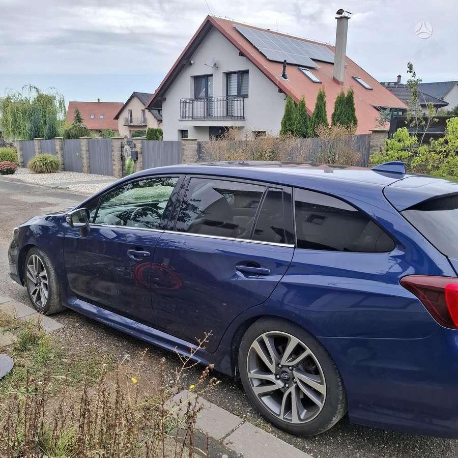 Blue Subaru Levorg 2016 in Vilnius, with an engine capacity of 1.60 L and mileage of 210 thousand km for 11990 €, photo 9 on AUTOMOTO.COM.LV
