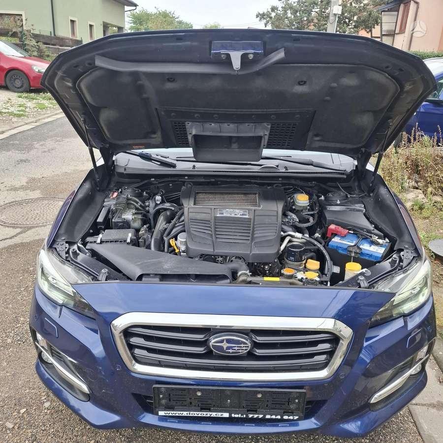 Blue Subaru Levorg 2016 in Vilnius, with an engine capacity of 1.60 L and mileage of 210 thousand km for 11990 €, photo 23 on AUTOMOTO.COM.LV