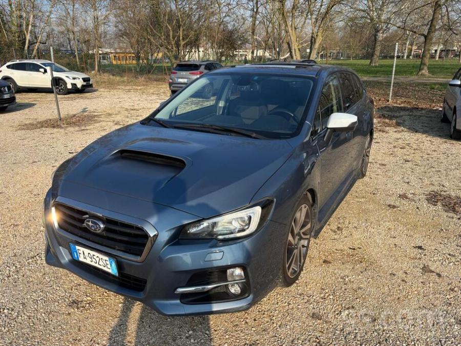 Grey Subaru Levorg 2015 in Riga, with an engine capacity of 1.60 L and mileage of 220 thousand km for 7950 €, photo 1 on AUTOMOTO.COM.LV